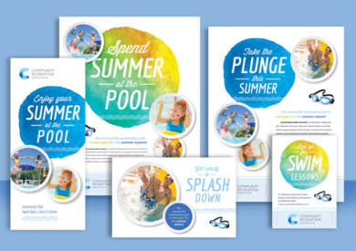 Community Recreation & Swim Center Brochures & Flyers