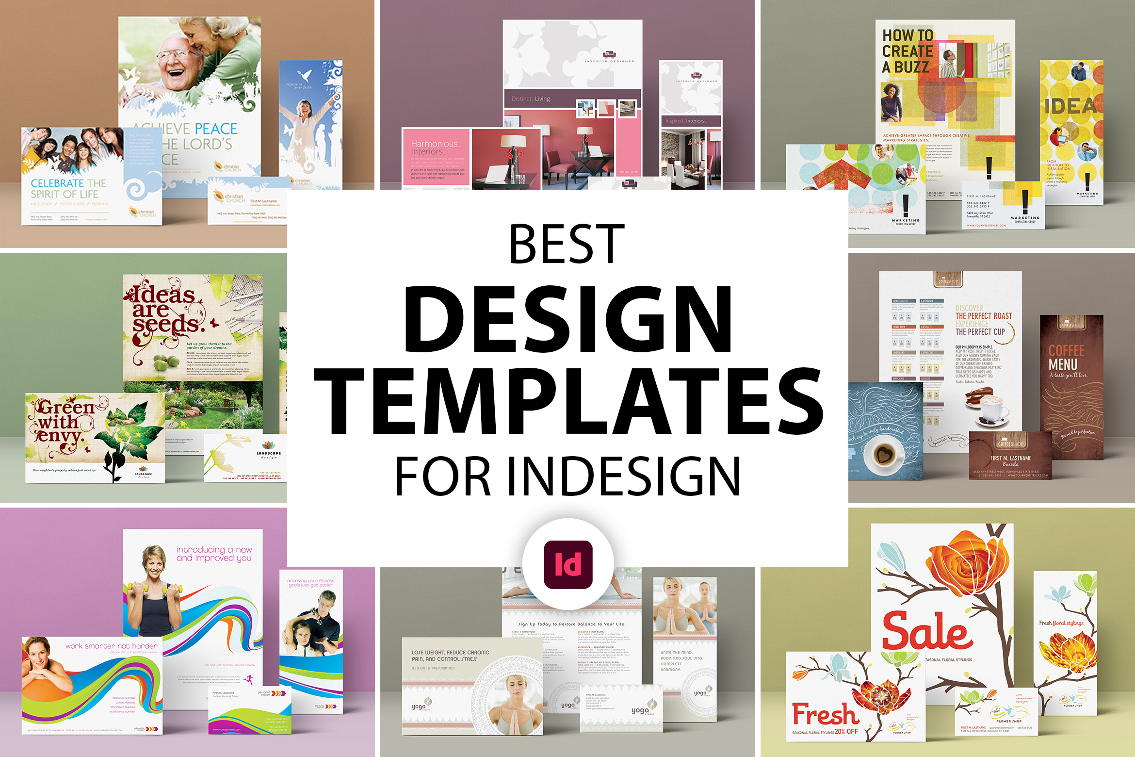 Best InDesign Templates for Brochures, Flyers & Marketing Materials