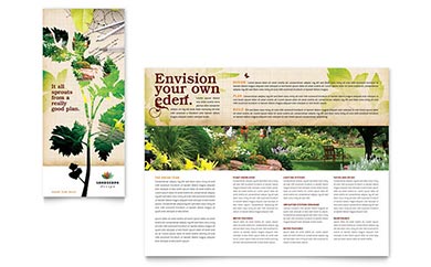 Landscape Design Flyer & Ad Template Design