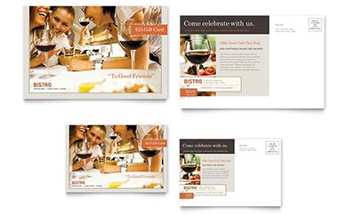 Food Postcard Templates - Word, InDesign & More