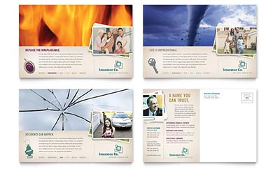 Financial Postcard Templates - Word, InDesign & More