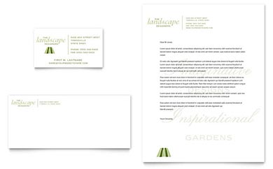 Landscaping Business Card Templates - Word, InDesign & More