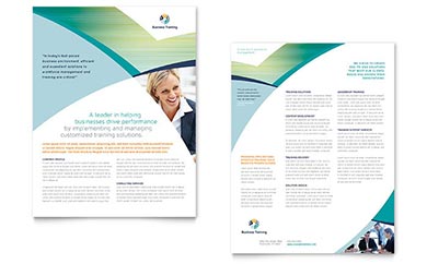 Business Training Flyer & Ad Template Design