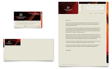 Technology Letterhead Templates - InDesign, Word, Publisher, Pages