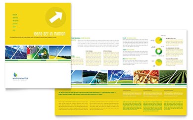 Environmental Brochure Templates - Word, InDesign & More