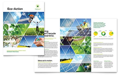 Environmental Brochure Templates - Word, InDesign & More