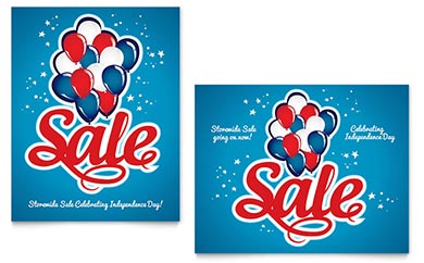 Sale Poster Templates - InDesign, Word, Publisher, Pages