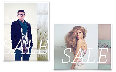 Sale Poster Templates - InDesign, Word, Publisher, Pages